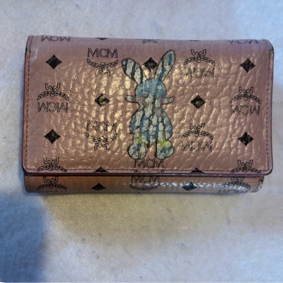 MCM | Bags | Mcm Visetos Rabbit Trifold Wallet Limited Edition | Poshmark